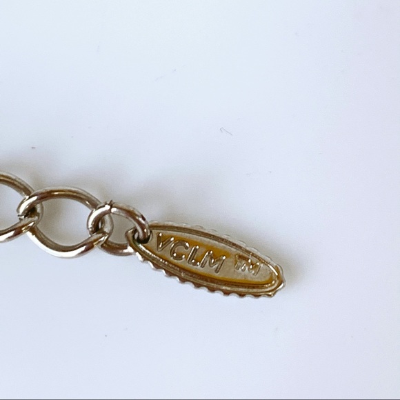 Vclm | Jewelry | Black Flower Silver Tone Statement Necklace | Poshmark